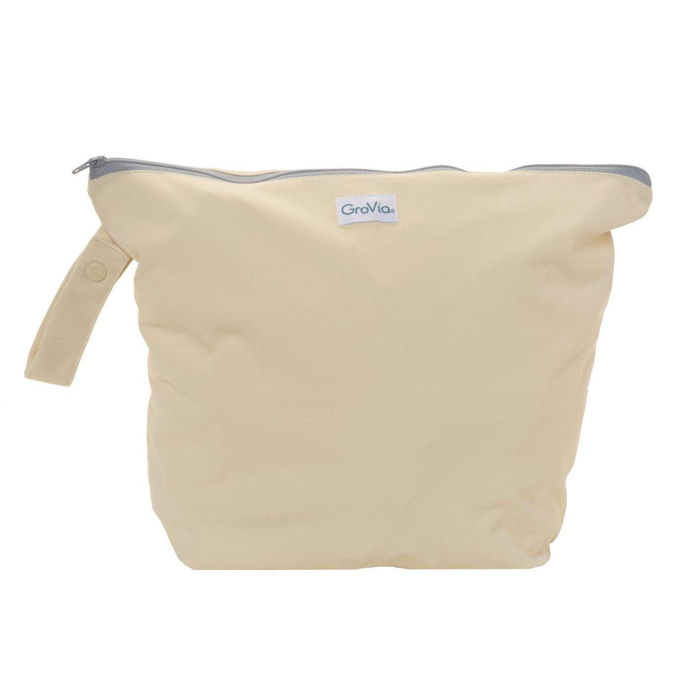 Vanilla Zippered Wet Bag | GroVia
